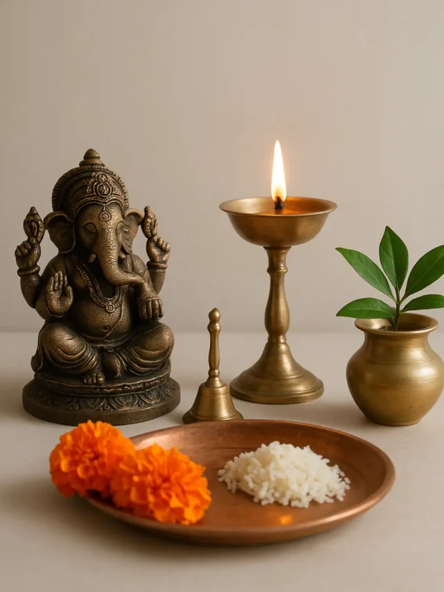 How to Design a Minimal Yet Powerful Morning Pooja Setup - Archita ...